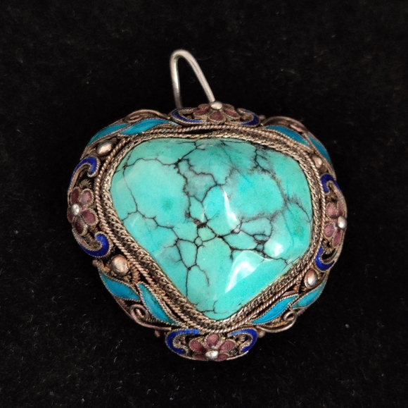 Chinese export | Jewelry | Antique Chinese Export Pendant Genuine ...